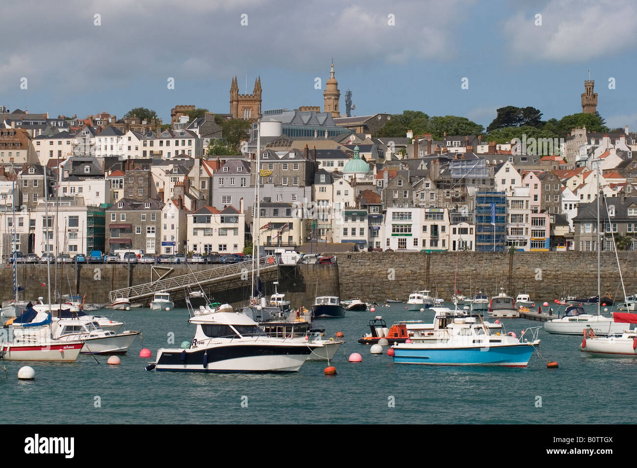 St peter port harbour hi-res stock photography and images - Alamy