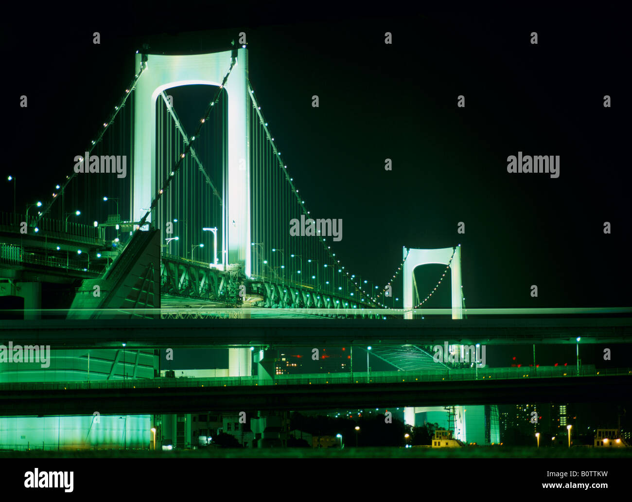 Rainbow bridge illuminated color hi-res stock photography and images ...