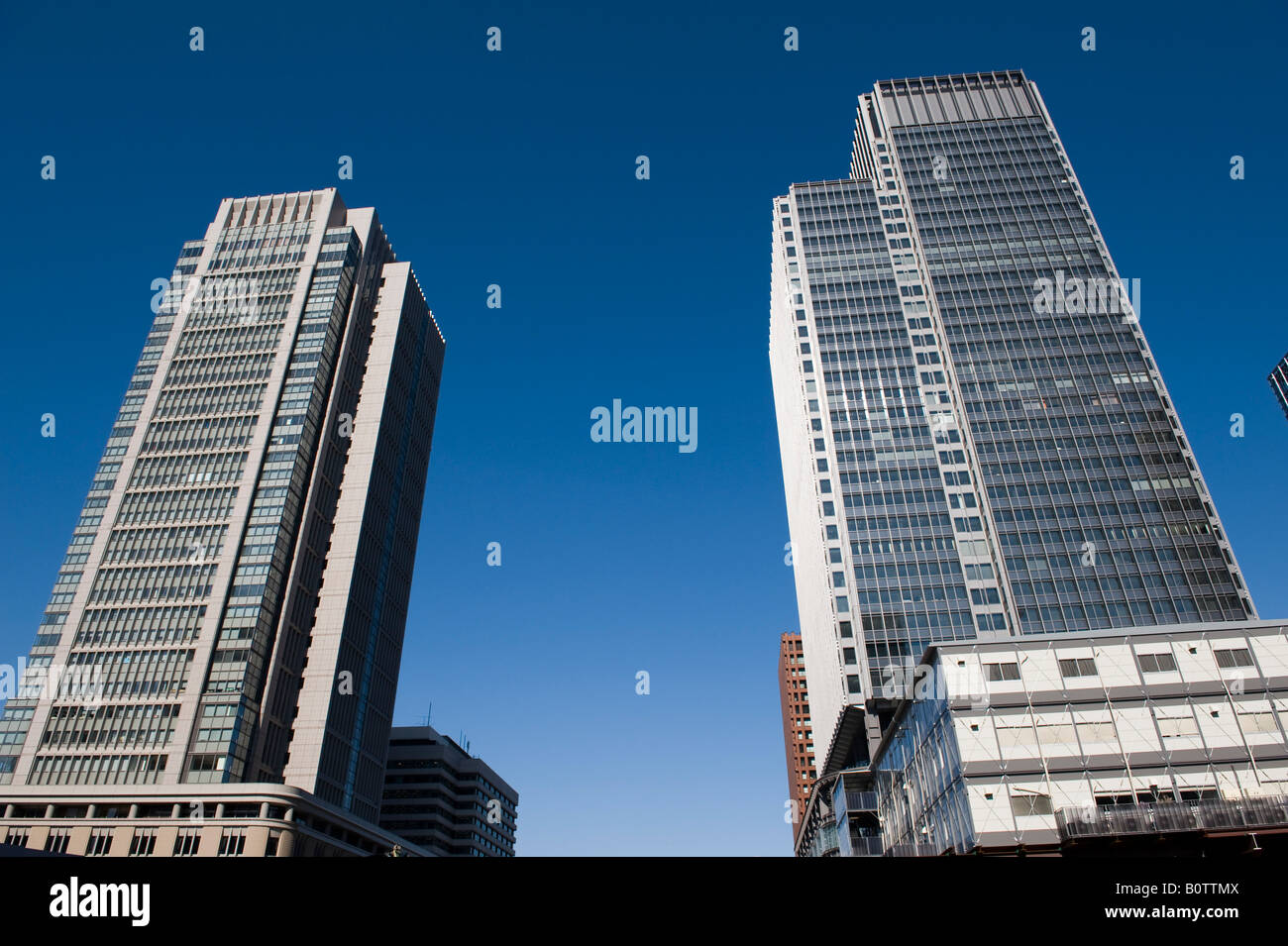 Central Tokyo, Japan. Office buildings Stock Photo - Alamy