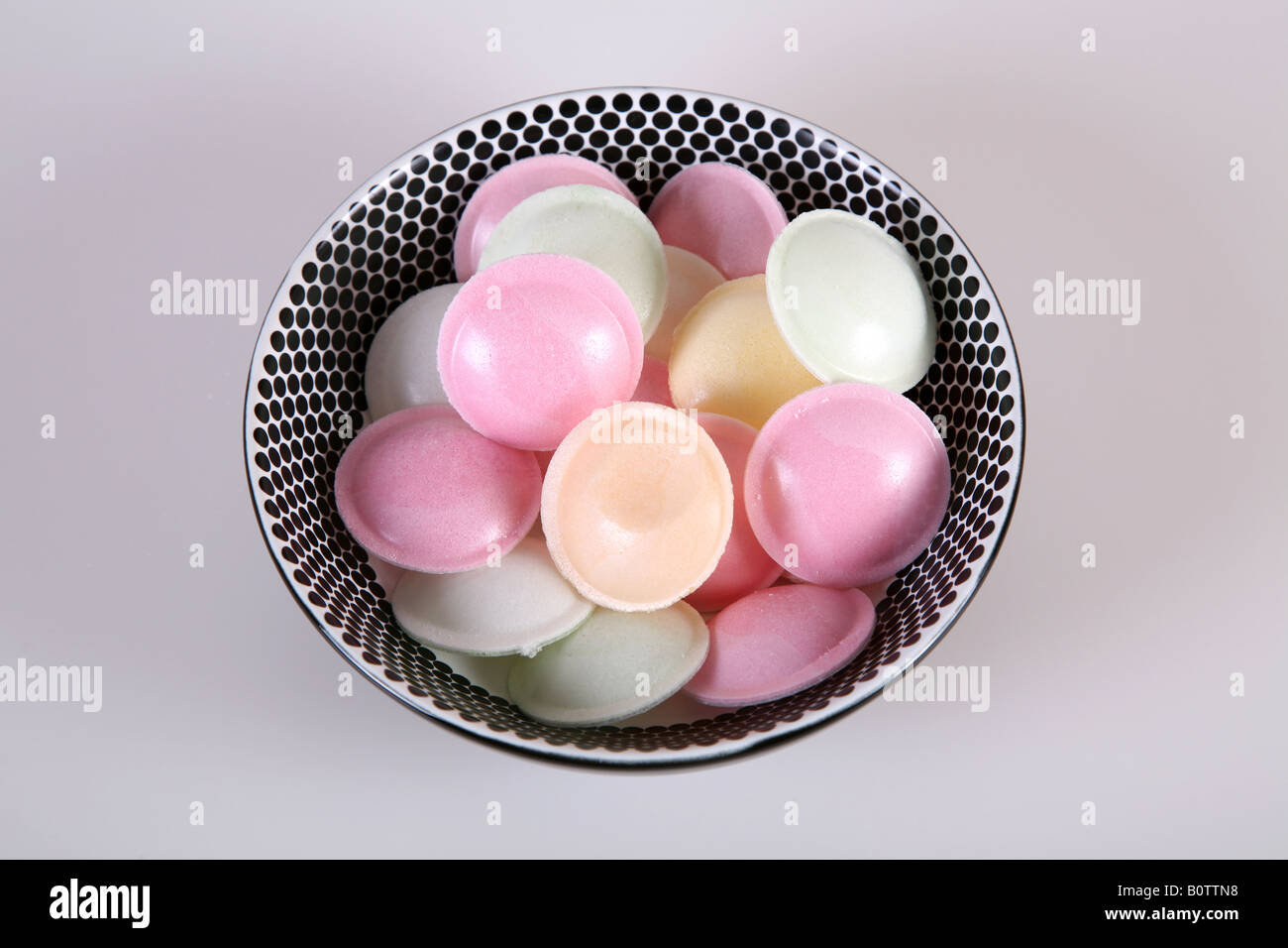 Flying Saucers in a spotted Bowl Stock Photo - Alamy