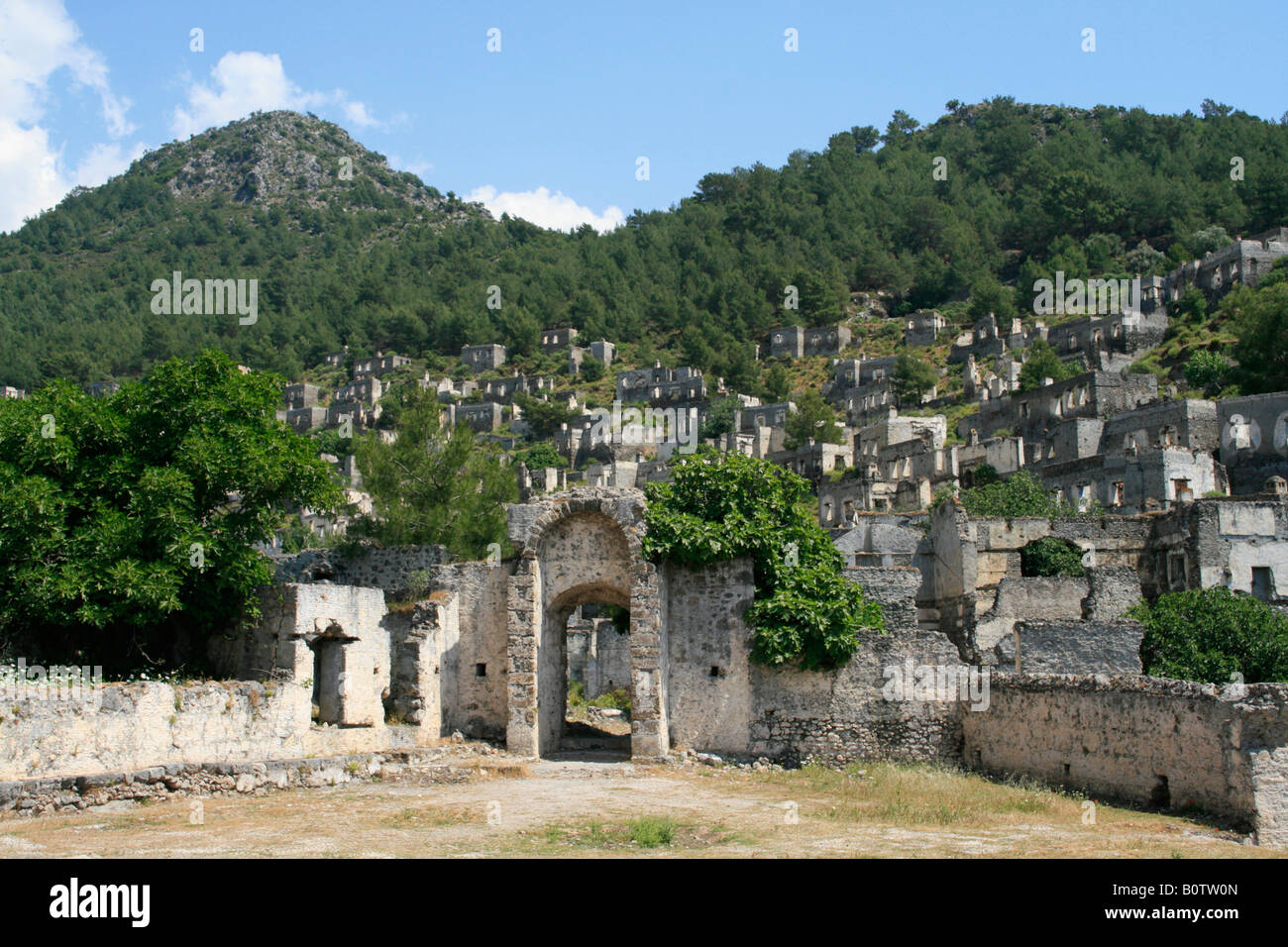 Kayaköy (Greek: Levissi) is a village 8 km south of Fethiye in ...