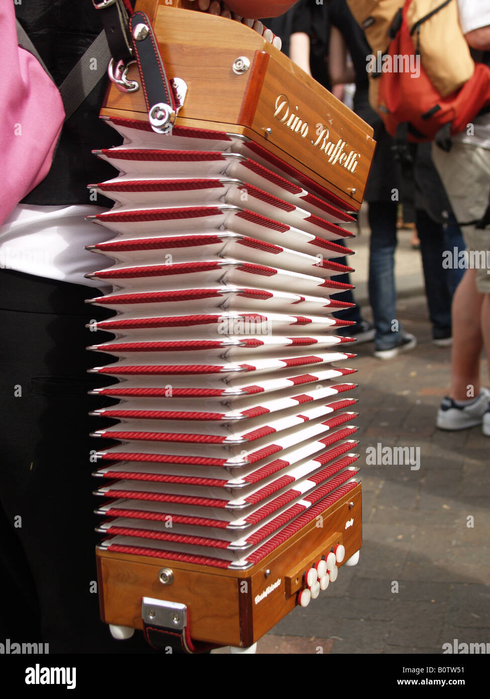 sweeps festival morris hanging accordian rochester kent Stock Photo - Alamy