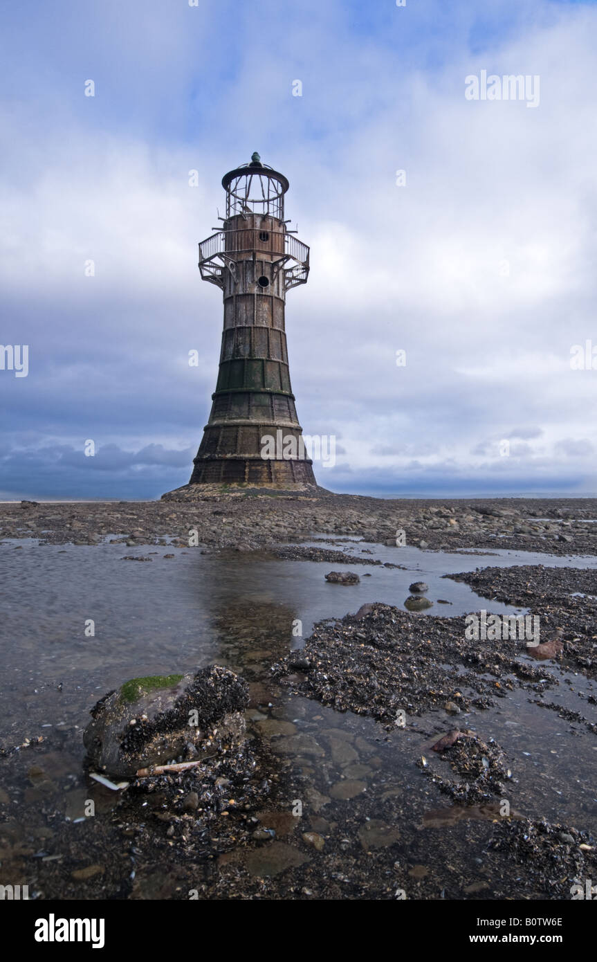 Whiteford Point lighthouse, Gower Stock Photo - Alamy