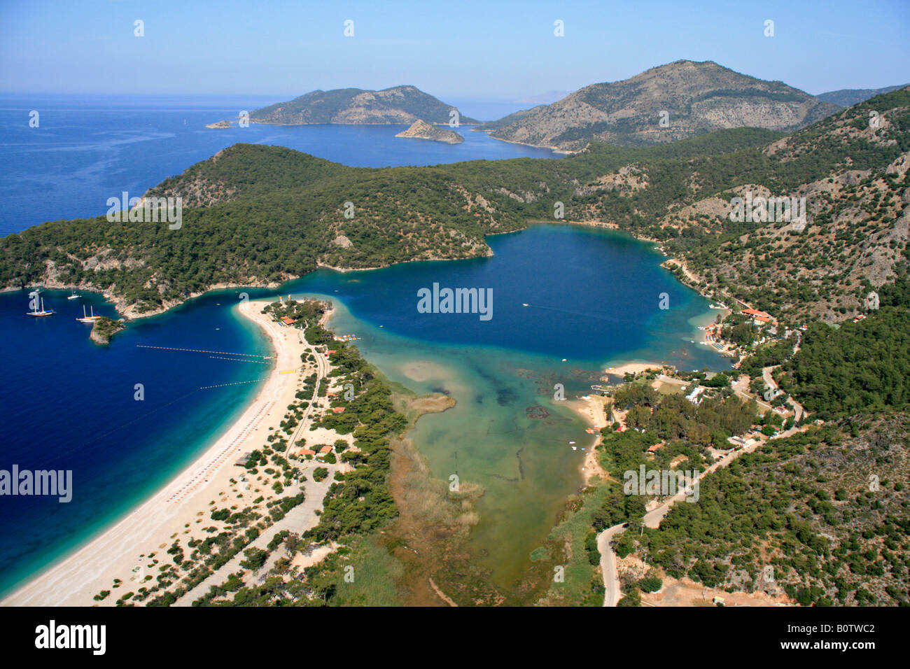 The Blue Lagoon of Olu deniz turkey Mediterranean coast national park ...