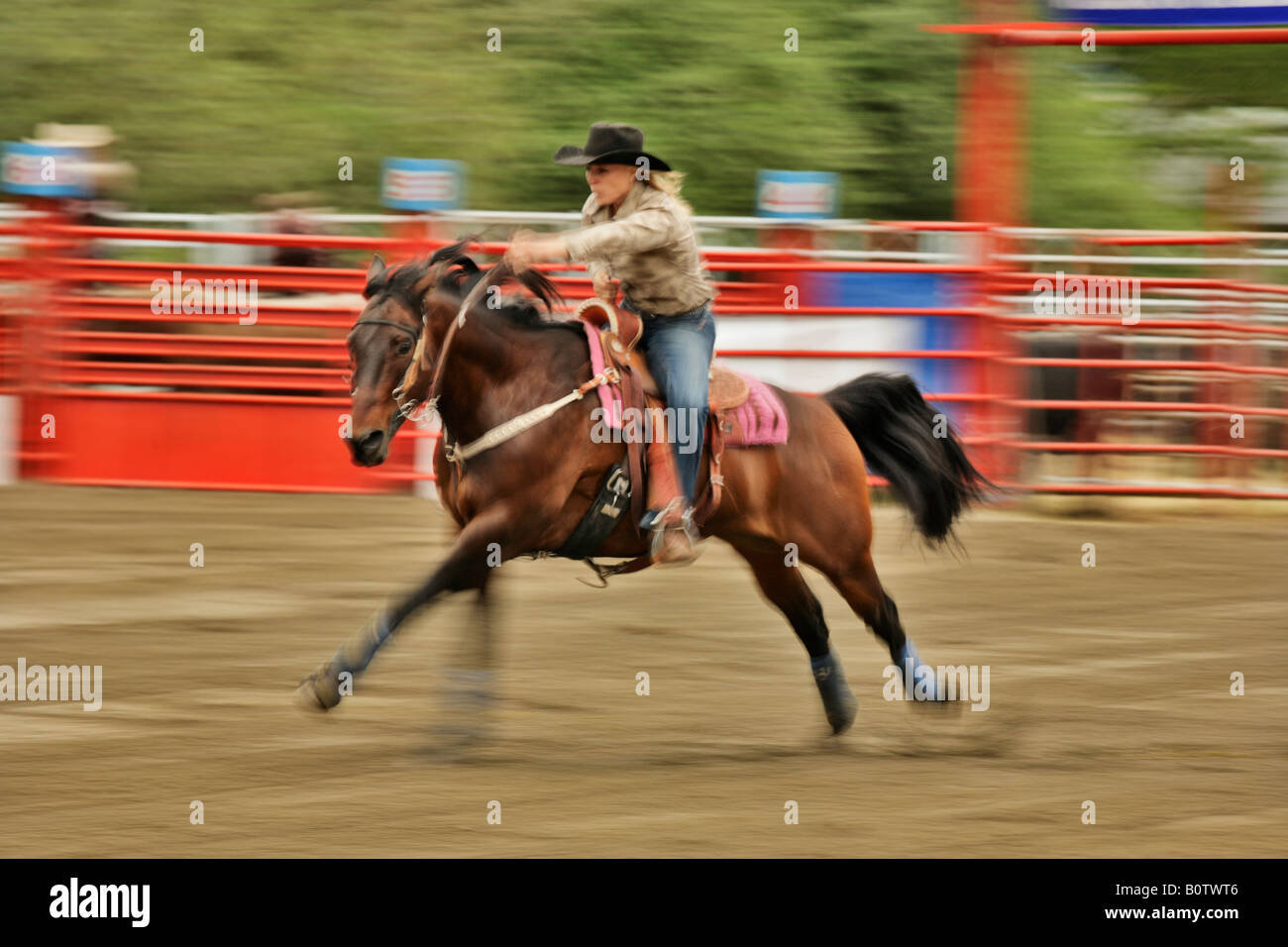 Barrel Racing High Resolution Stock Photography and Images - Alamy