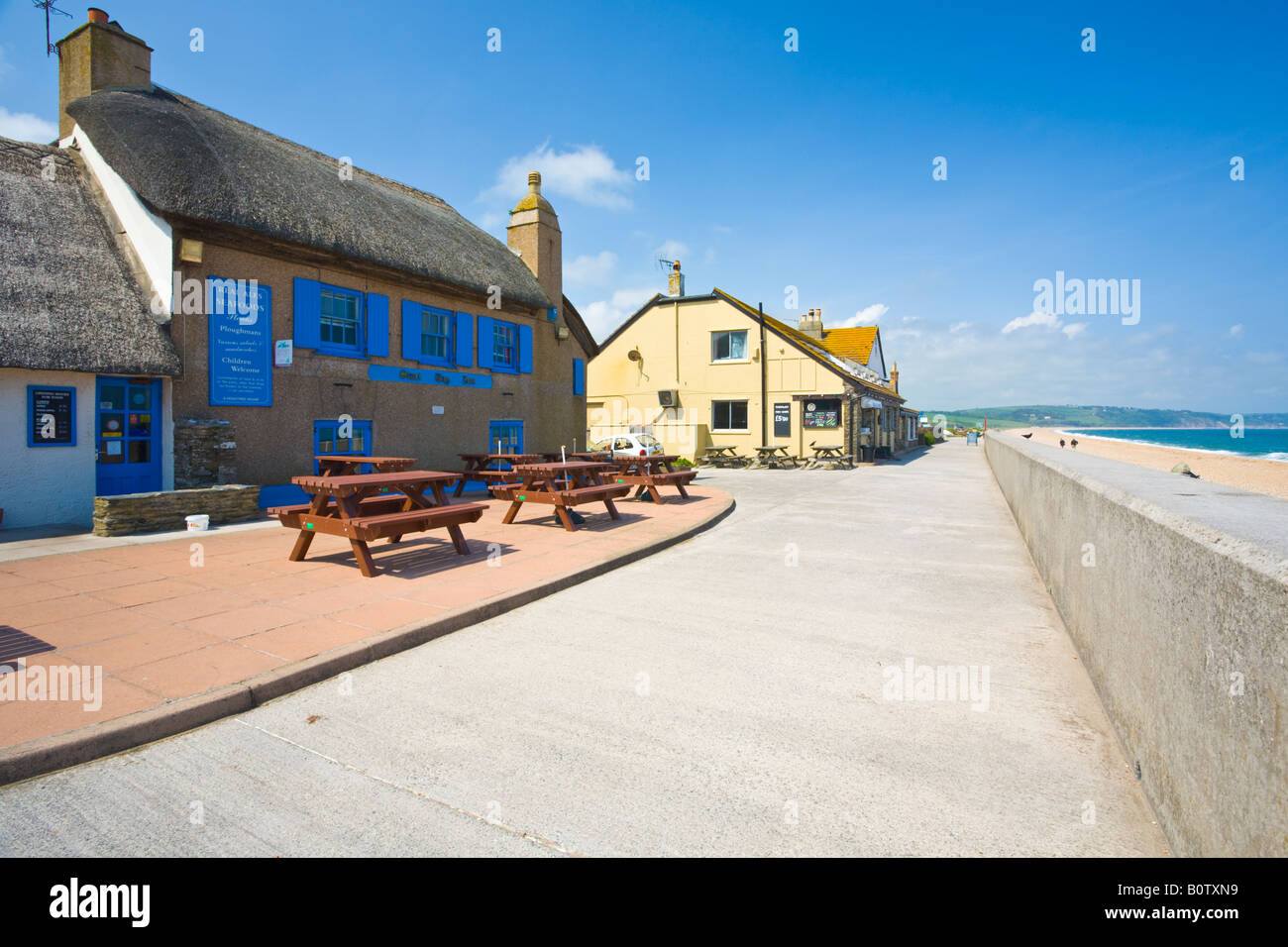 The sea front at Torcross Devon England UK Stock Photo - Alamy