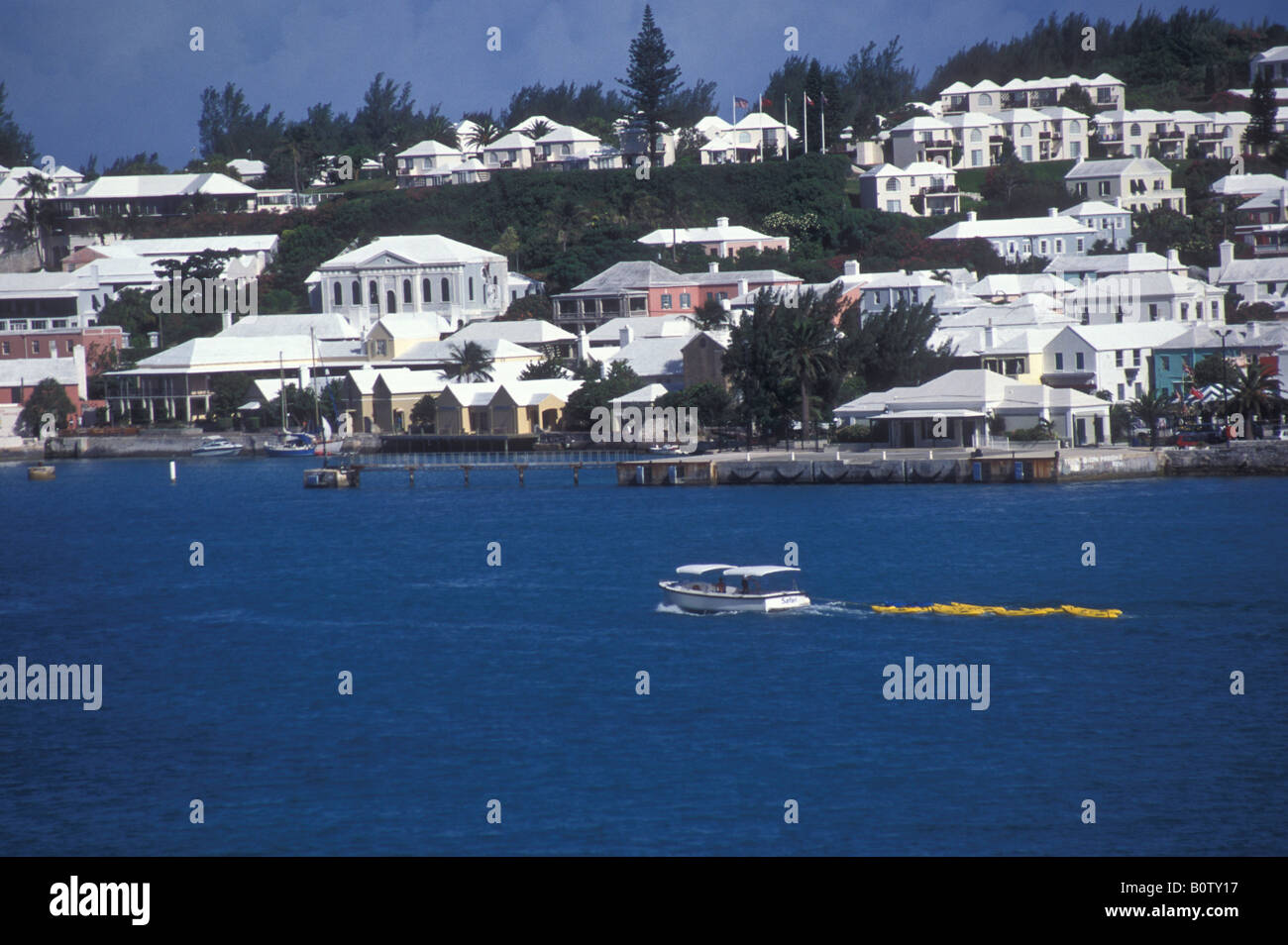 View Of St George From The Harbor Bermuda Stock Photo - Alamy