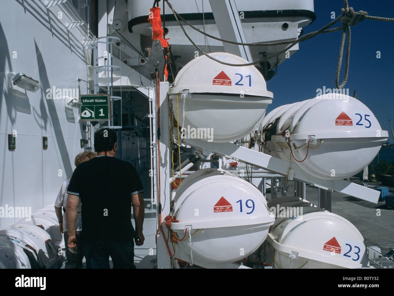 Liferafts hi-res stock photography and images - Alamy