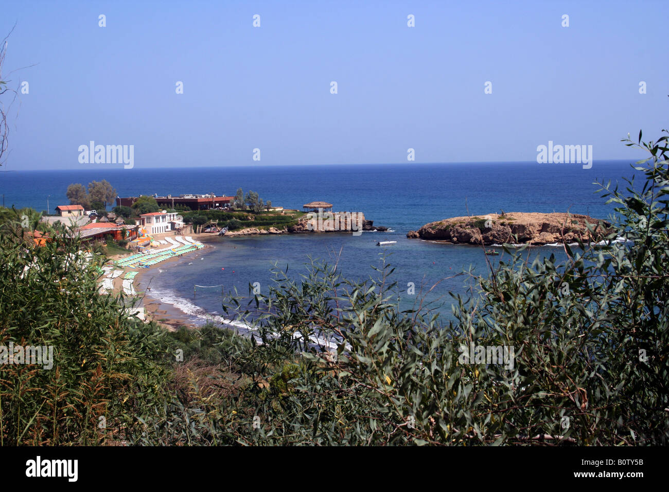 Escape Beach Kyrenia Stock Photo - Alamy