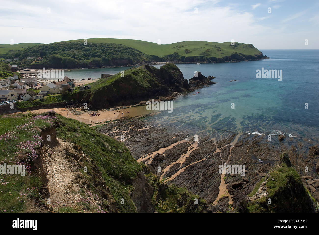 Hope Cove, Devon, England Stock Photo - Alamy