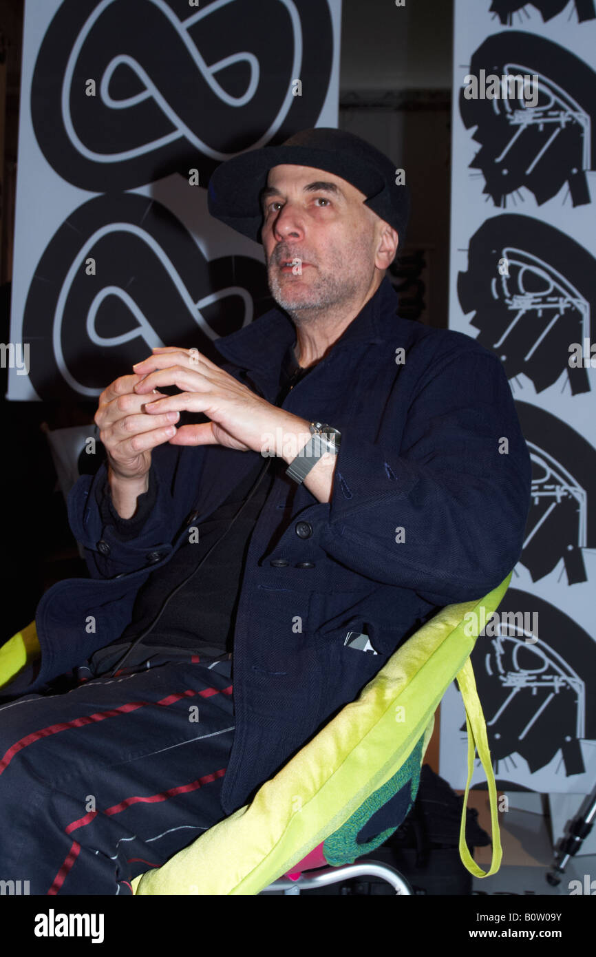 portrait of designer Ron Arad during Salone del Mobile 2007 in Milano ...