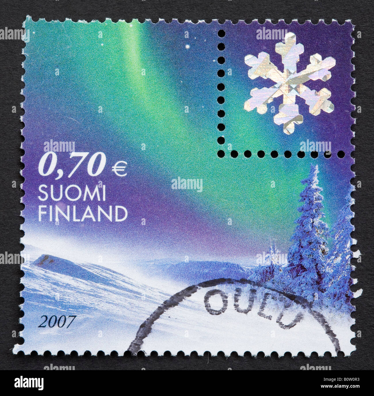 Finnish postage stamp Stock Photo - Alamy