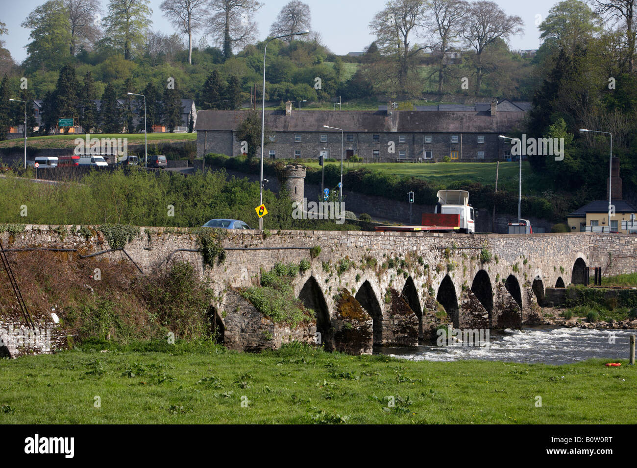 slane bridge over the boyne river with its notorious hill and dangerous ...