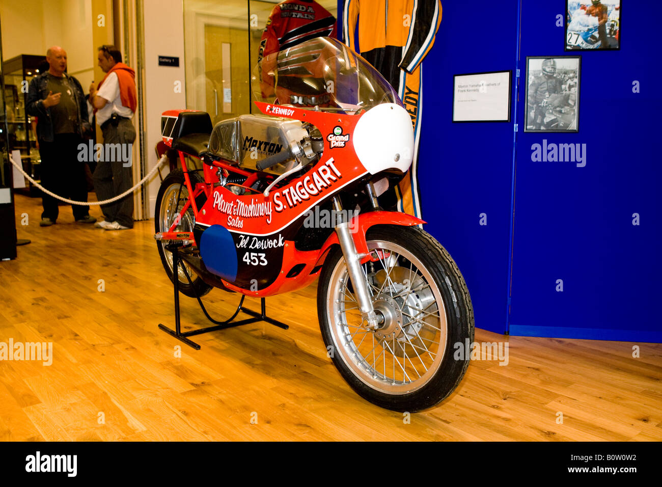 Frank Kennedy motorbike Stock Photo - Alamy