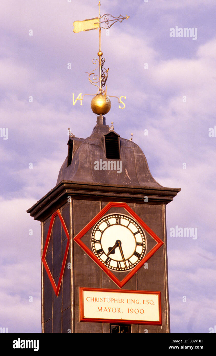 Carlisle, Cumbria, Old Town Hall Cupola, England UK clock tower Stock ...