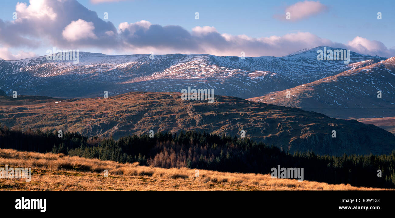 Early spring on the Carneddau, Snowdonia National Park. Wales Stock ...