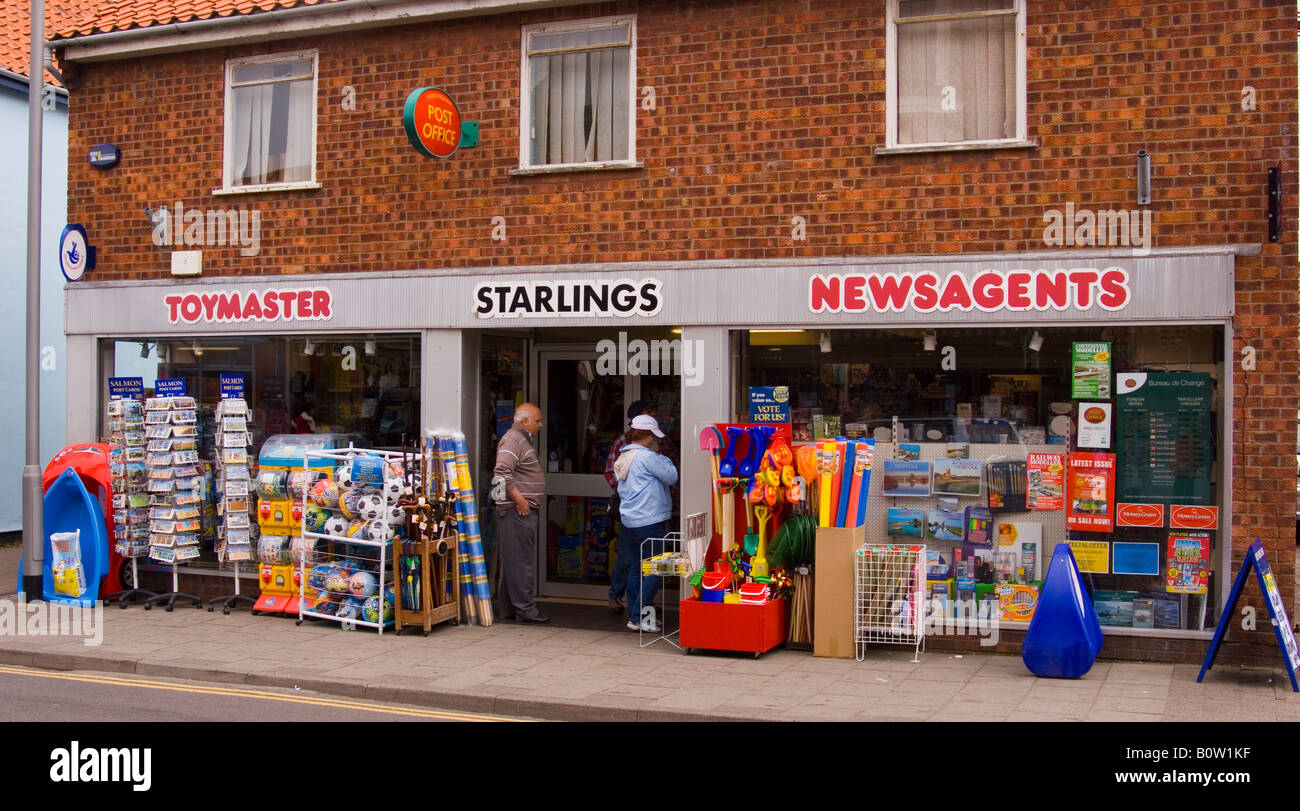 Starlings Newsagents At Sheringham ,Norfolk,Uk Stock Photo - Alamy