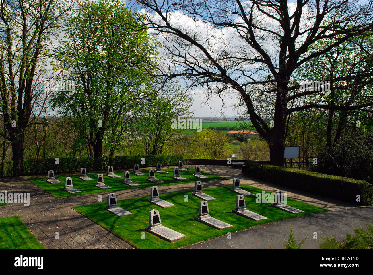 Russian World War Two war memorial at Seelow Heights Germany Stock ...