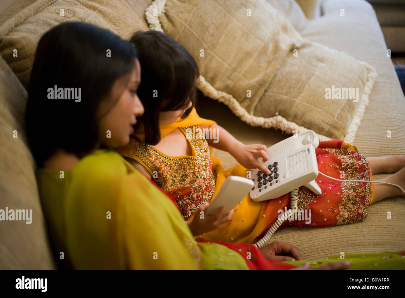Pakistani mother mixed race daughter hi-res stock photography and ...