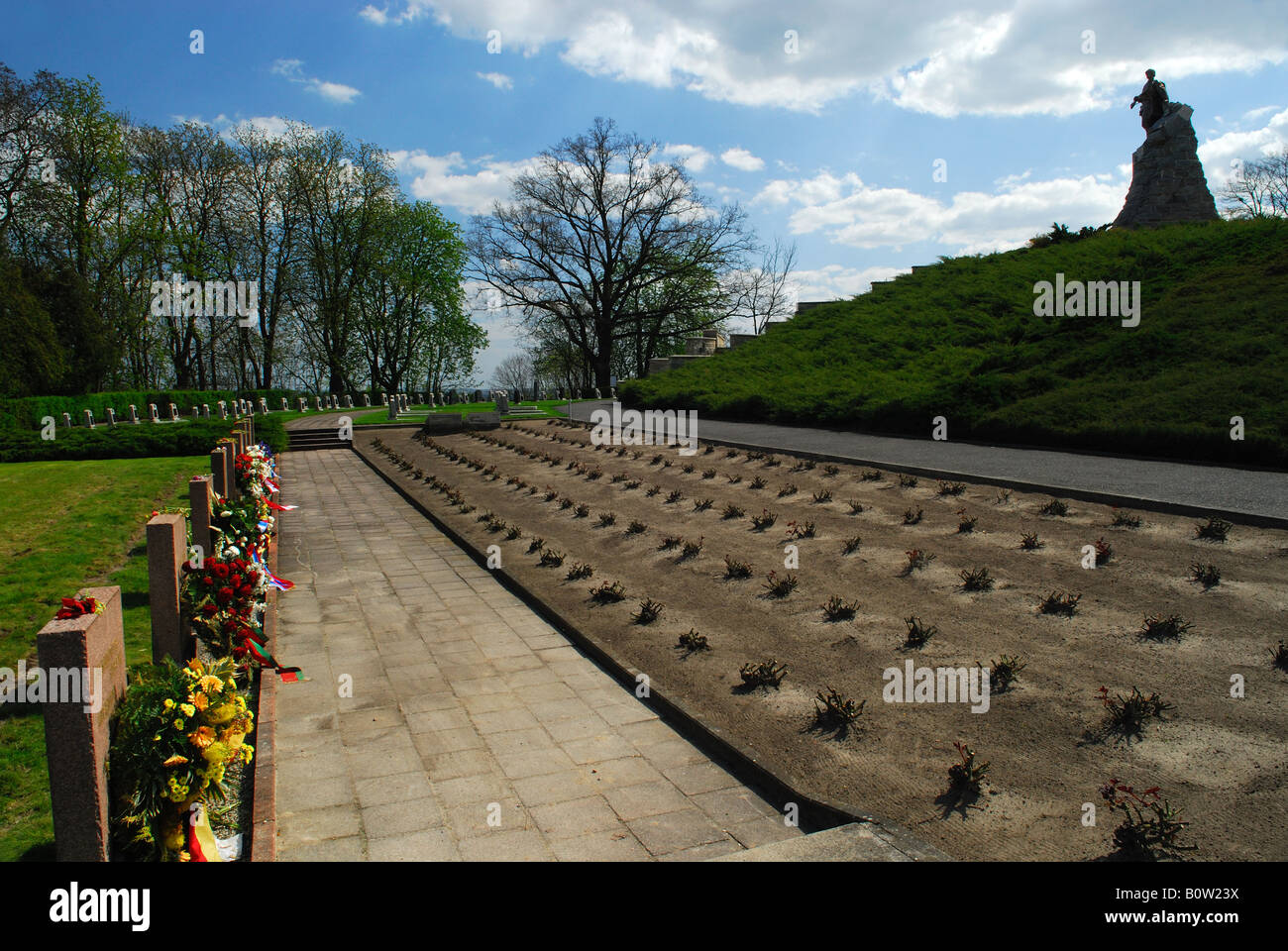 Russian World War Two war memorial at Seelow Heights Germany Stock ...