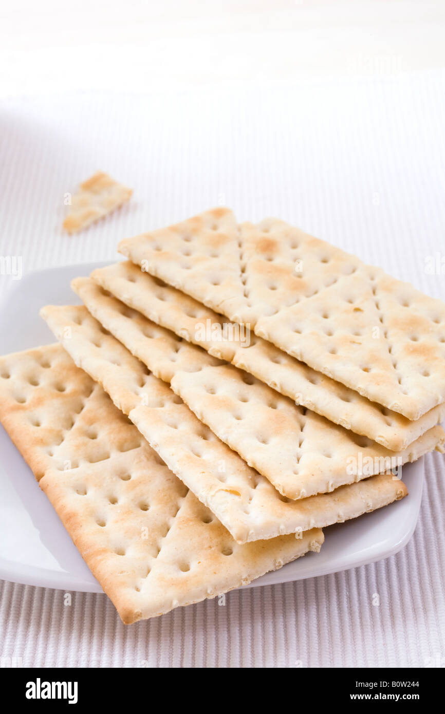 Alternative bread: crackers Stock Photo - Alamy