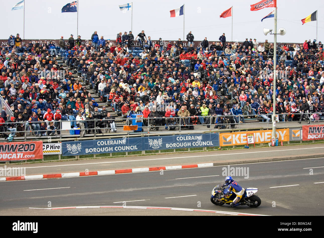 Grandstand North West 200 Northern Ireland Stock Photo - Alamy