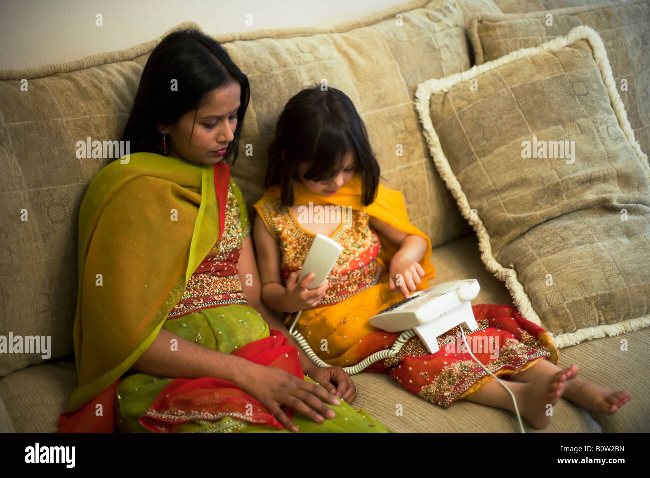 Pakistani mother mixed race daughter hi-res stock photography and ...