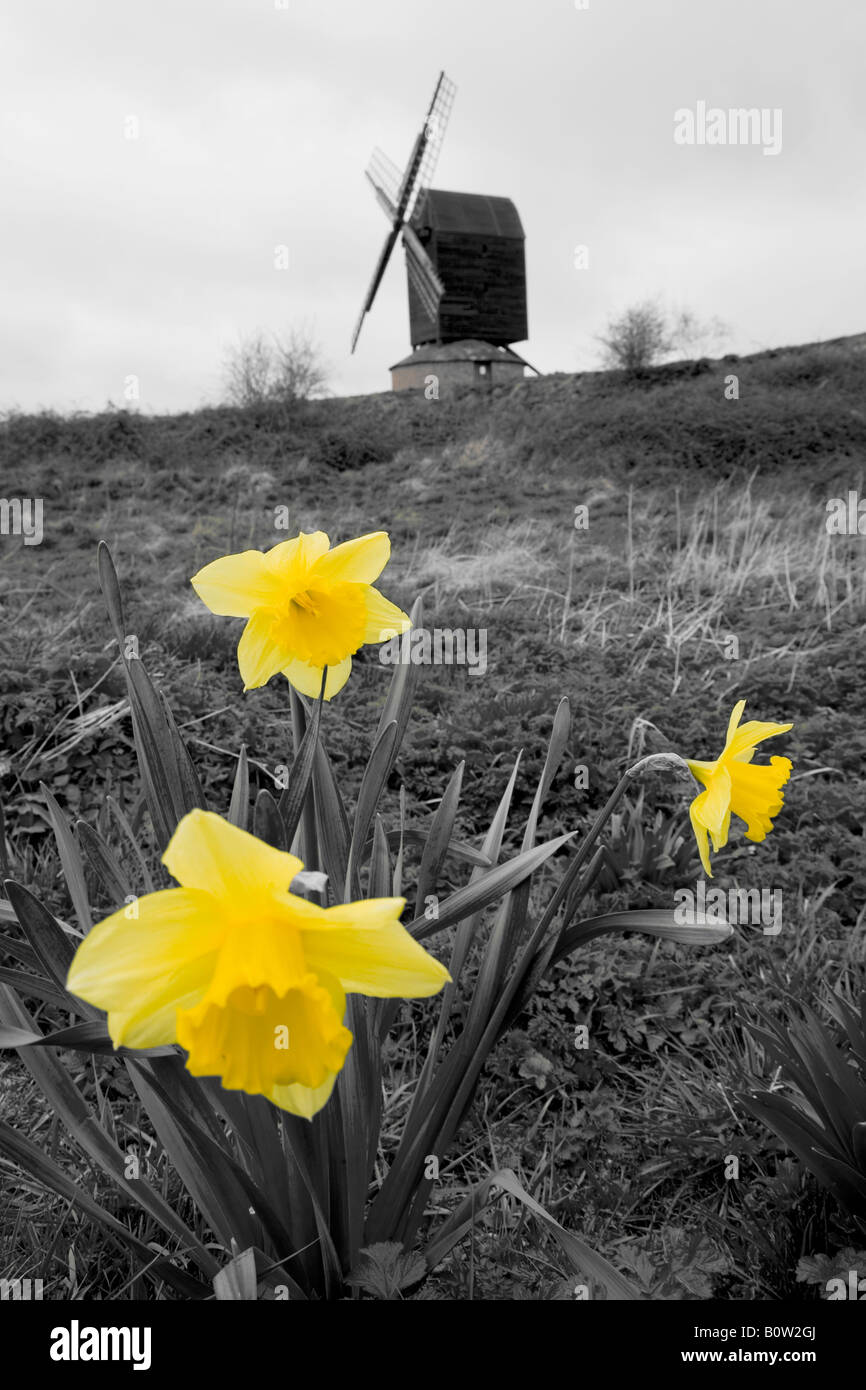 Windmill postmill hi-res stock photography and images - Alamy