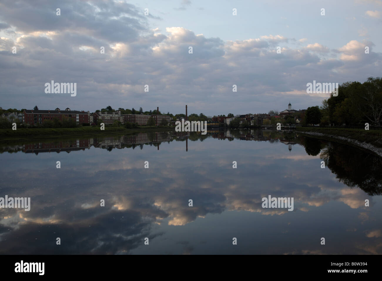 Squamscott River in downtown Exeter New Hampshire USA Stock Photo - Alamy