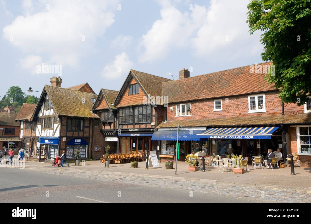 Haslemere High Street Surrey UK Stock Photo - Alamy