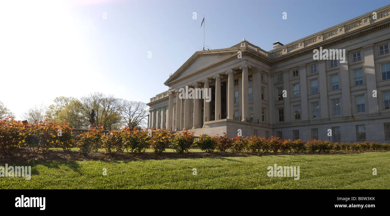 Treasury building washington hi-res stock photography and images - Alamy