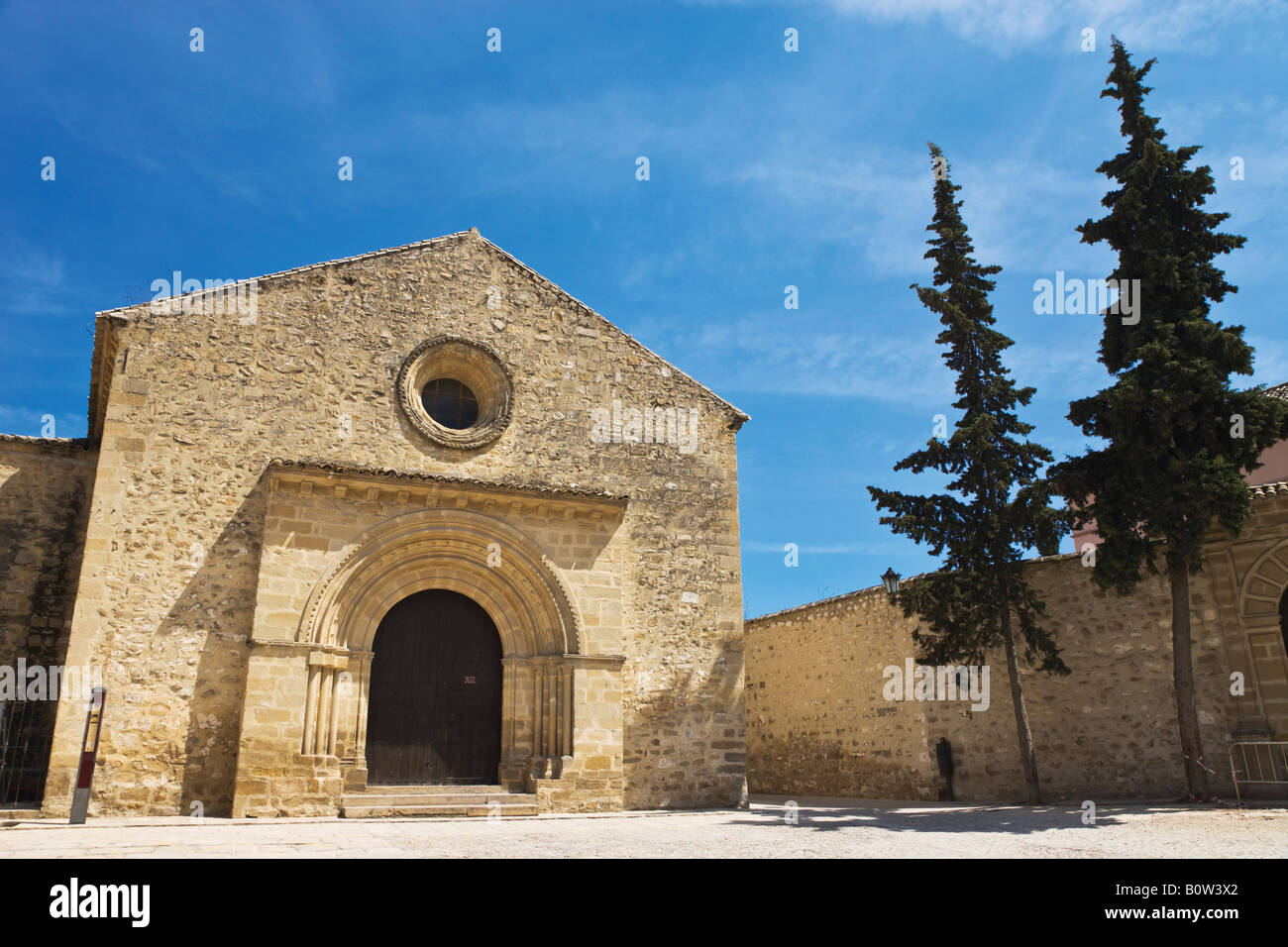 Baeza santa cruz church hi-res stock photography and images - Alamy