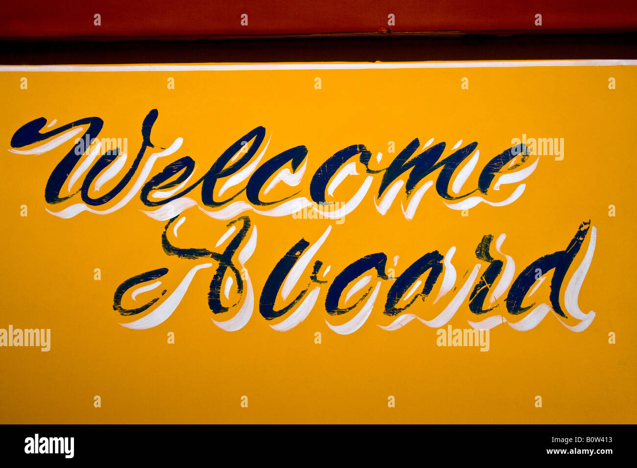 Welcome aboard malta hi-res stock photography and images - Alamy