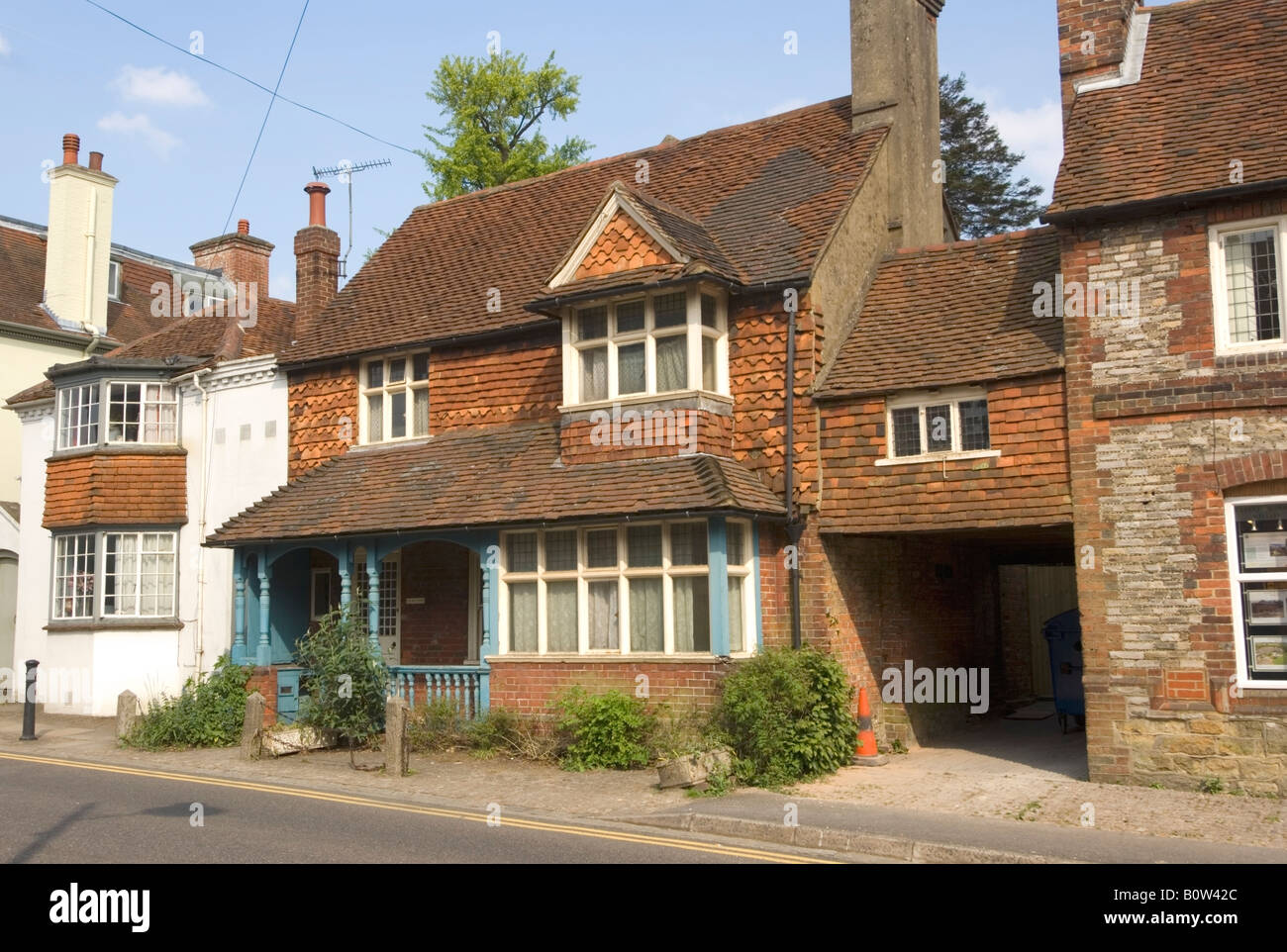 Old Cottage Haslemere Surrey UK Stock Photo - Alamy