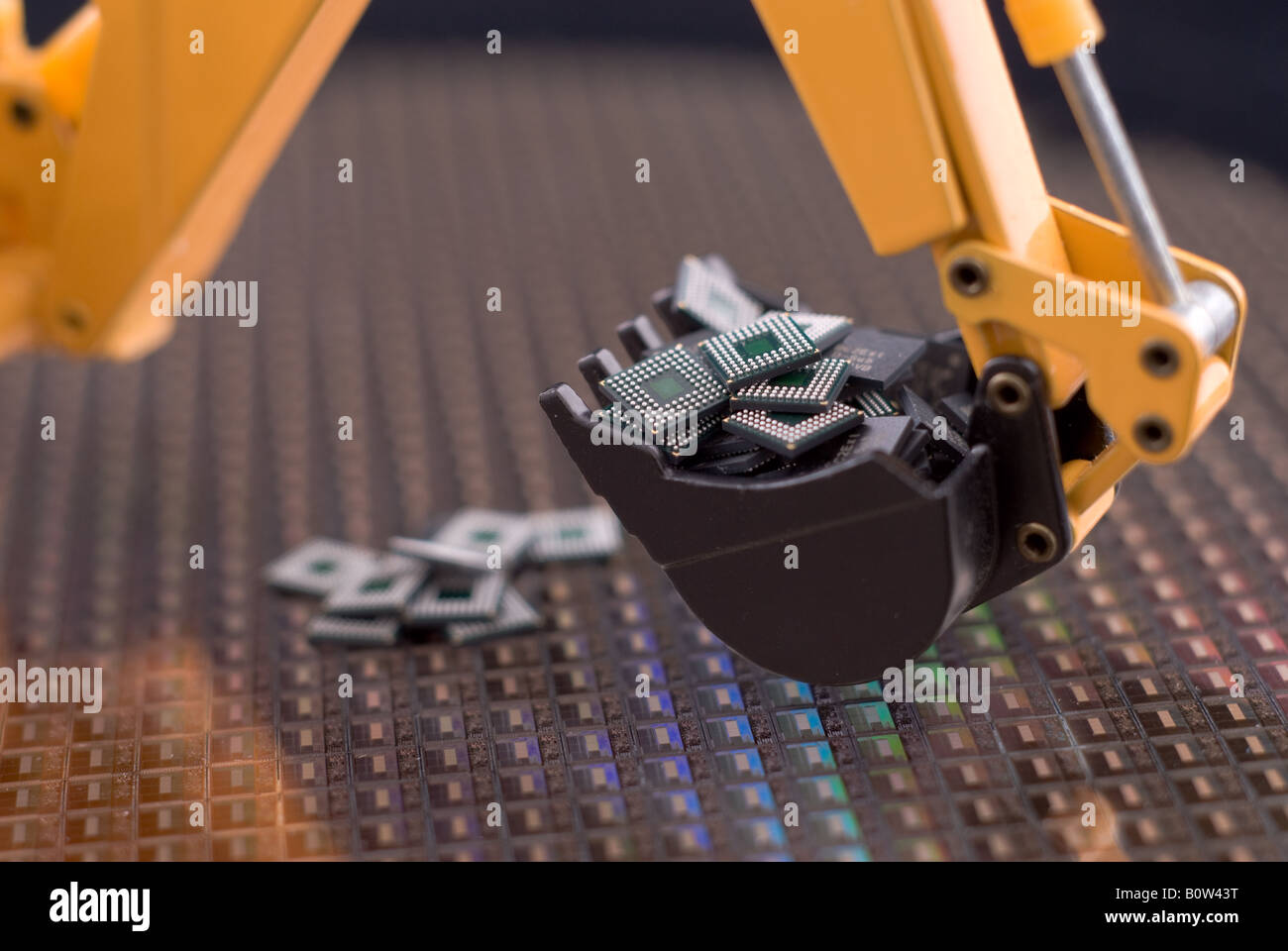 Silicon wafer surface hi-res stock photography and images - Alamy