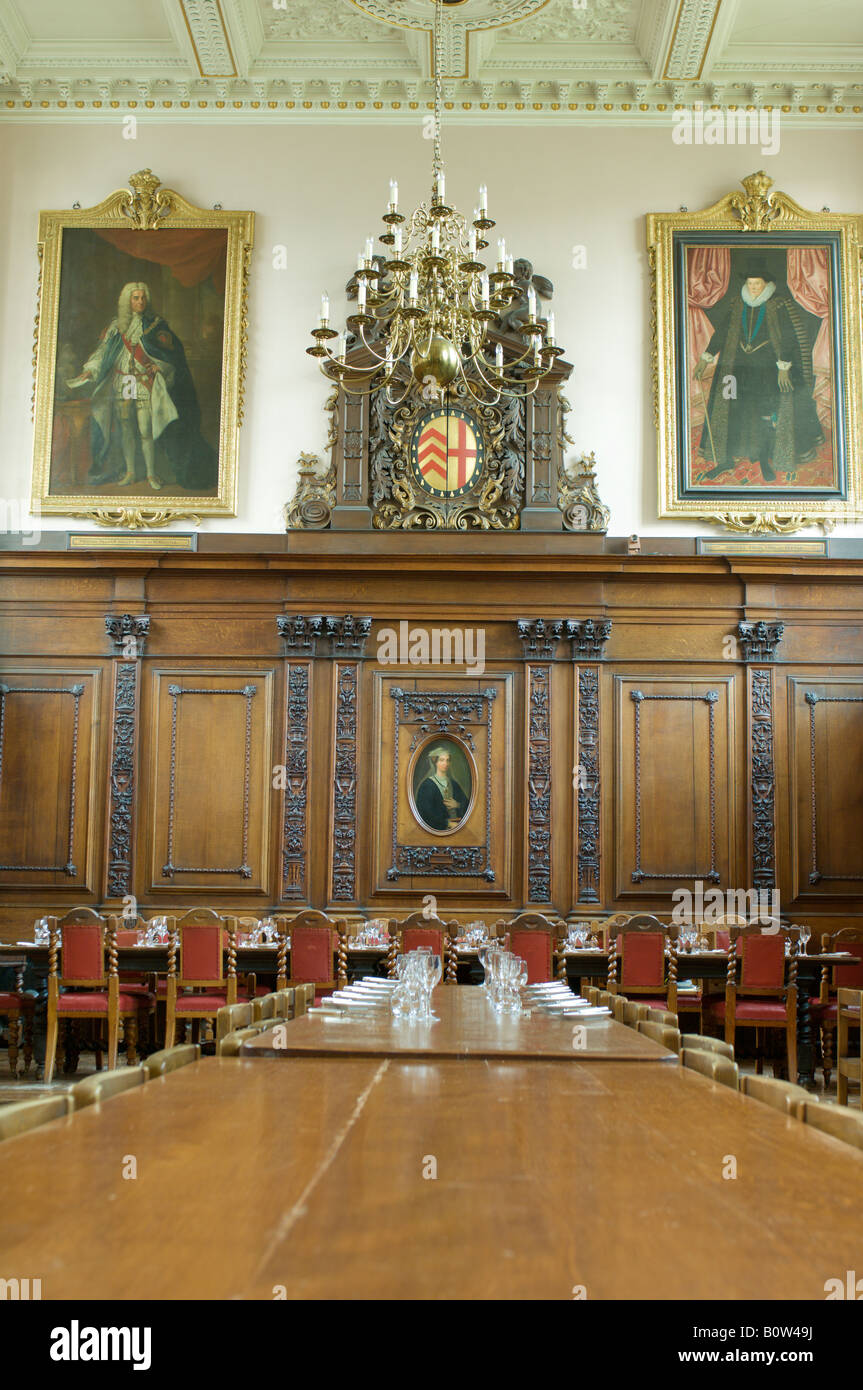 University of cambridge, Clare college dining room Stock Photo - Alamy