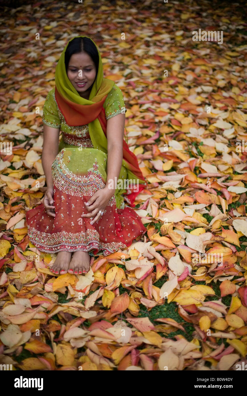 Pakistani Woman In Traditional Clothes High Resolution Stock ...