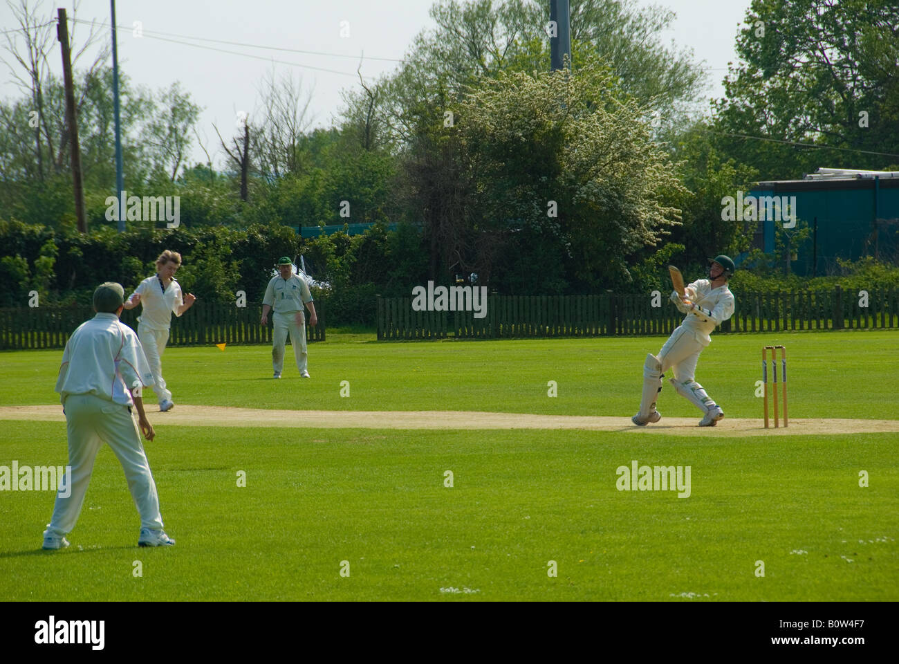 Cricket players hi-res stock photography and images - Alamy
