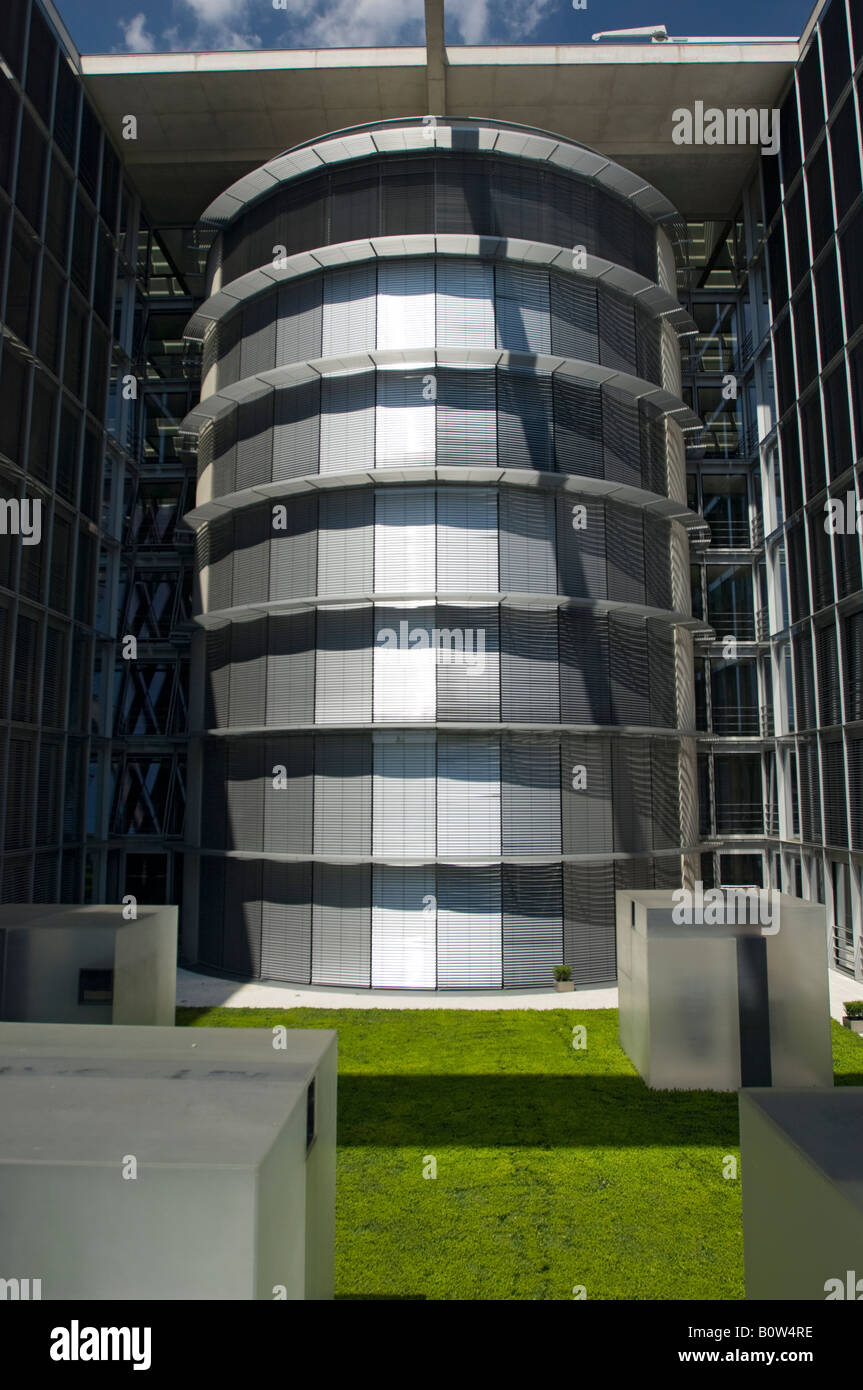 Ultra Modern German Office Building Near The Reichstag. Berlin, Germany ...