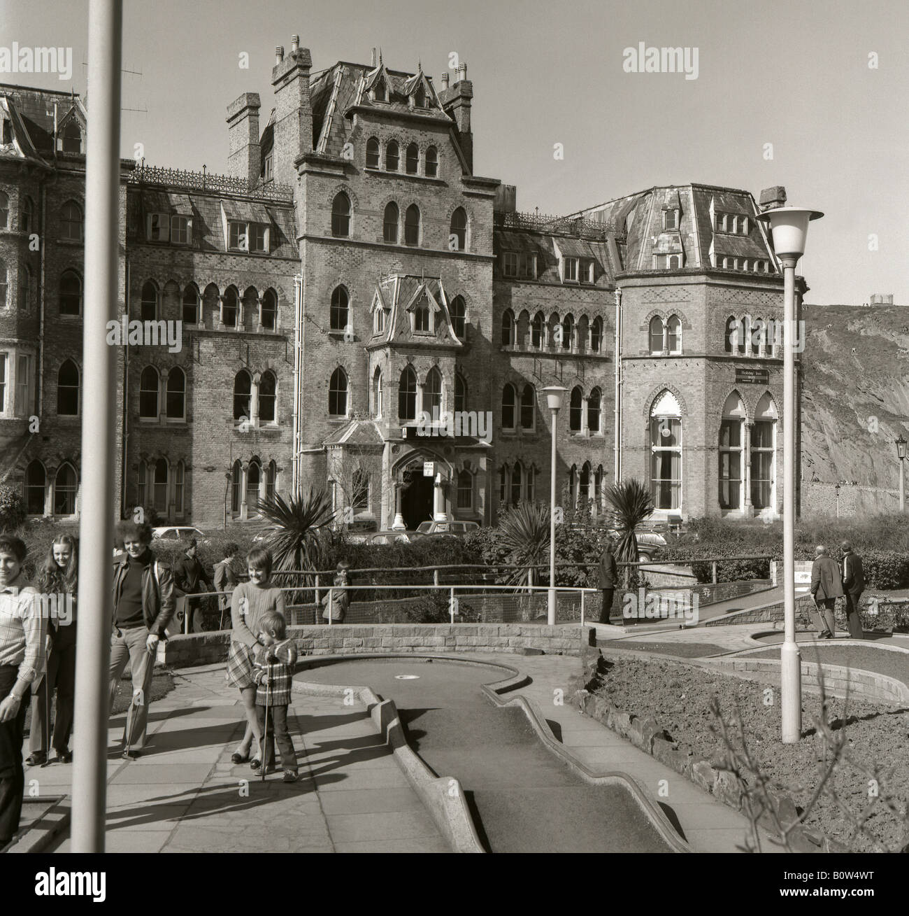 holiday inn hotel and bars, now demolished, ilfracombe devon in 1975 ...
