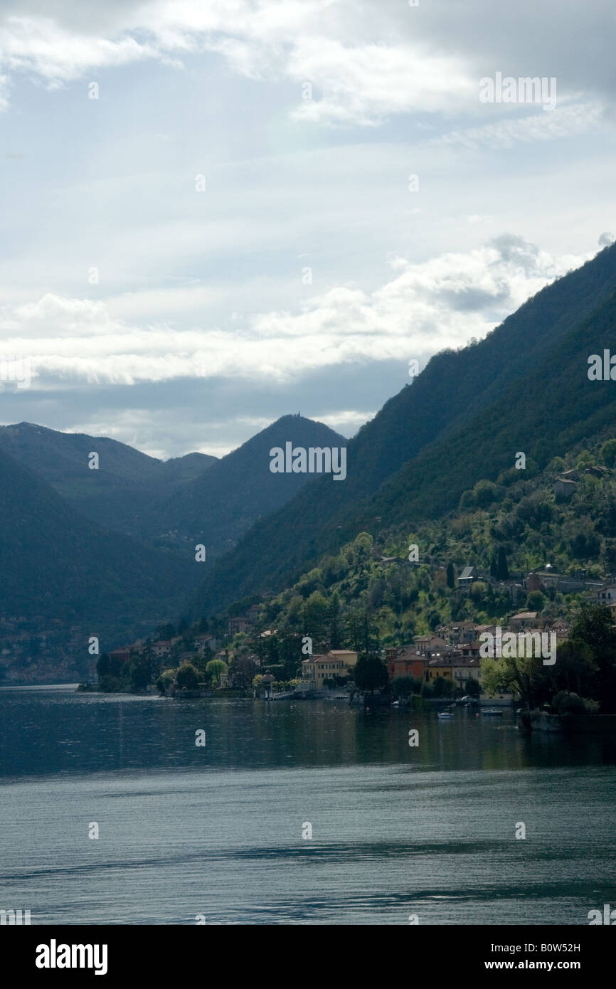 View of Villas in Lake Como, Italy Stock Photo - Alamy