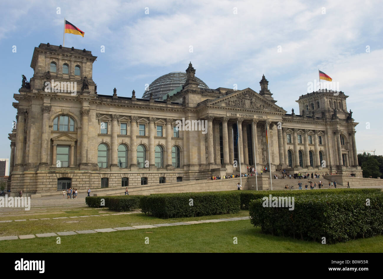 The Reichstag front elevation. Berlin, Germany Stock Photo - Alamy