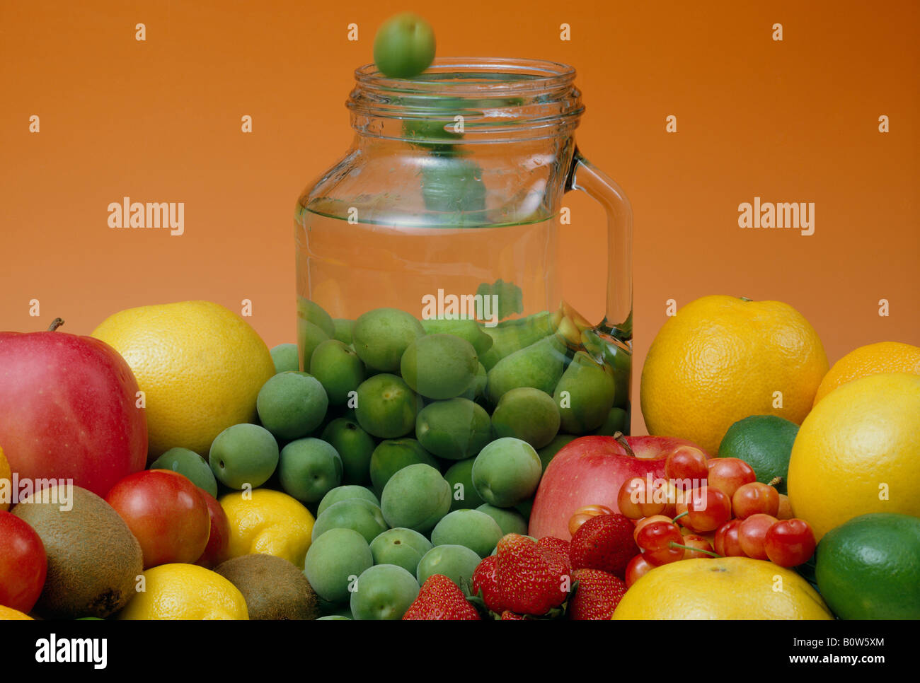 Fruit liquor ingredients Stock Photo - Alamy