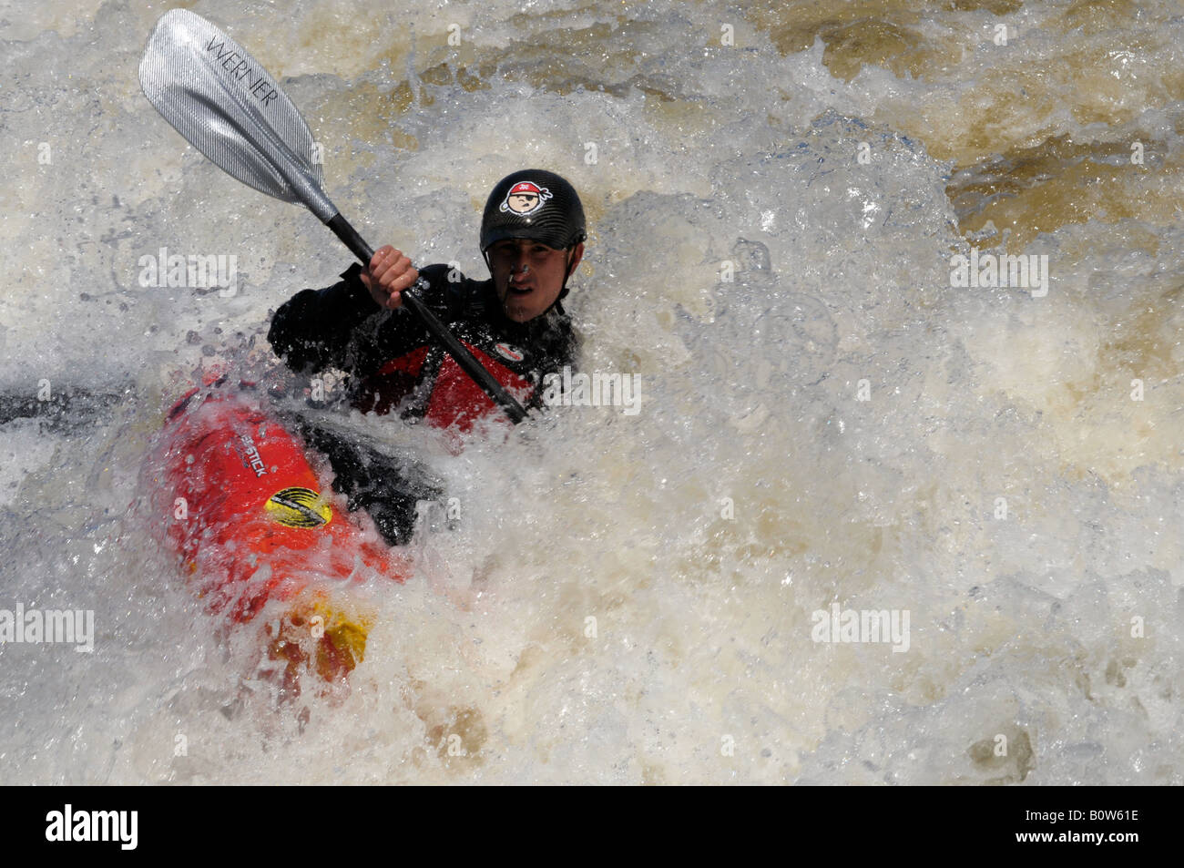 Kayak river white water hi-res stock photography and images - Alamy