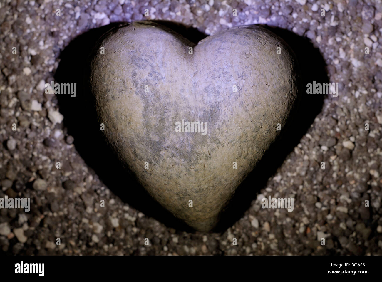 Heart of stone Stock Photo - Alamy