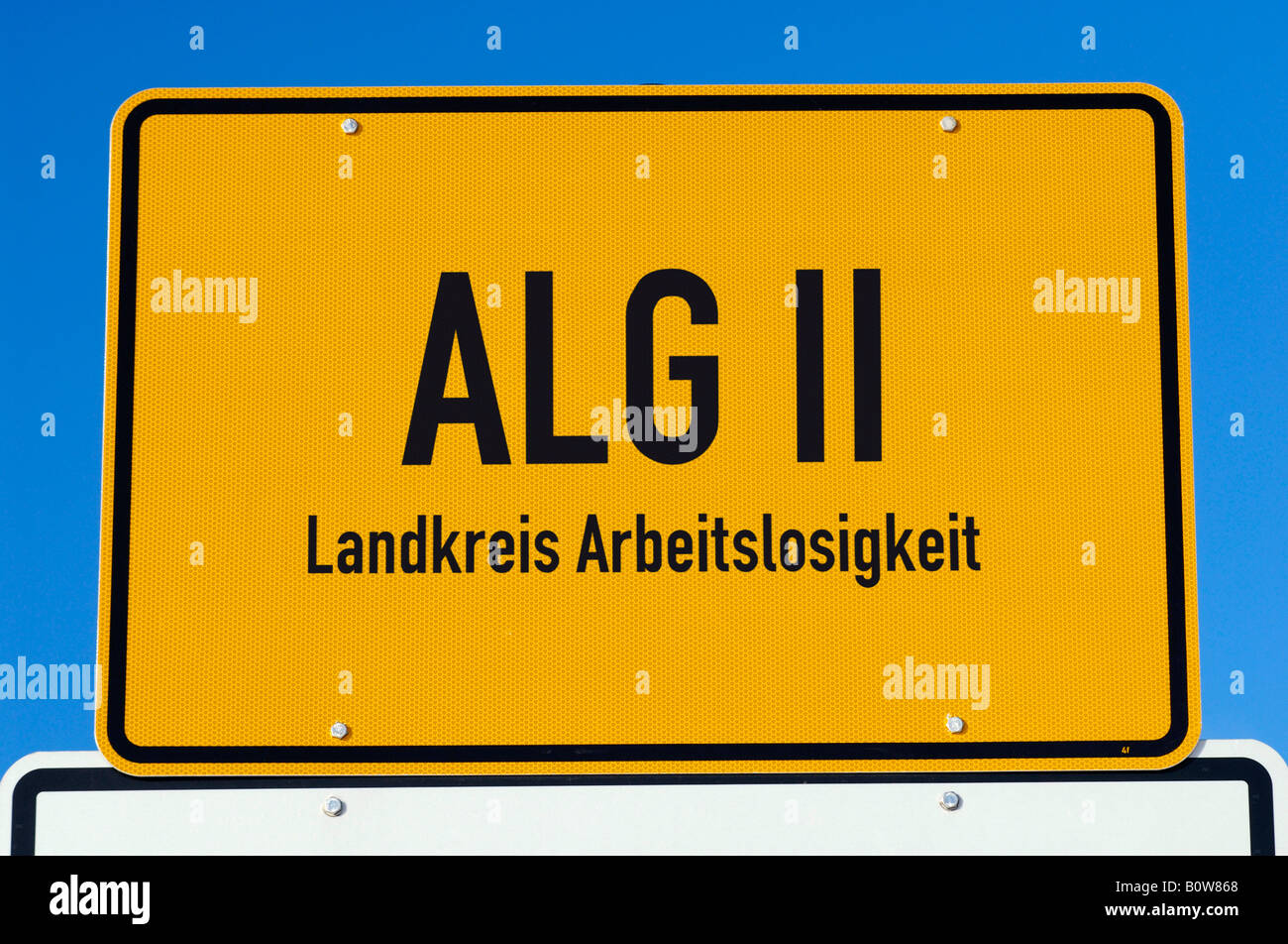 ALG 2, German unemployment benefit Stock Photo - Alamy