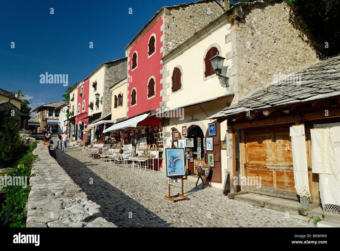 Historic centre of Mostar, UNESCO World Heritage Site, Bosnia and ...
