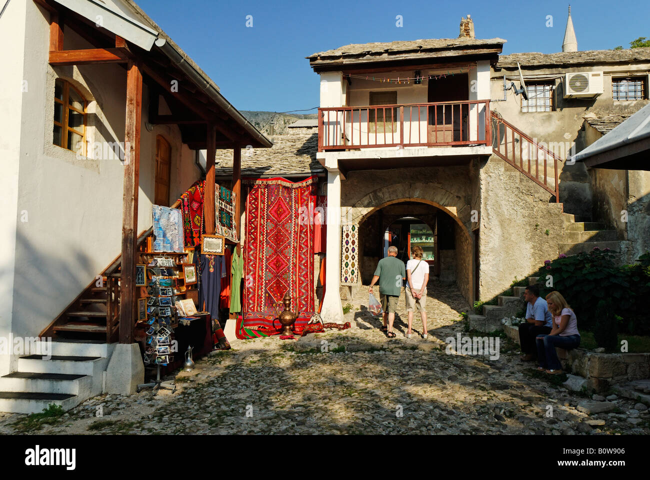Historic centre of Mostar, UNESCO World Heritage Site, Bosnia and ...