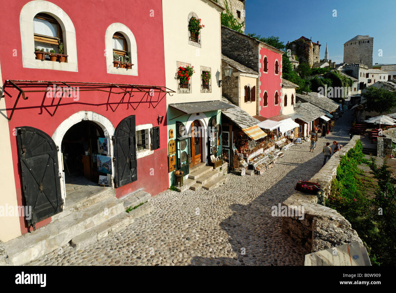 Historic centre of Mostar, UNESCO World Heritage Site, Bosnia and ...