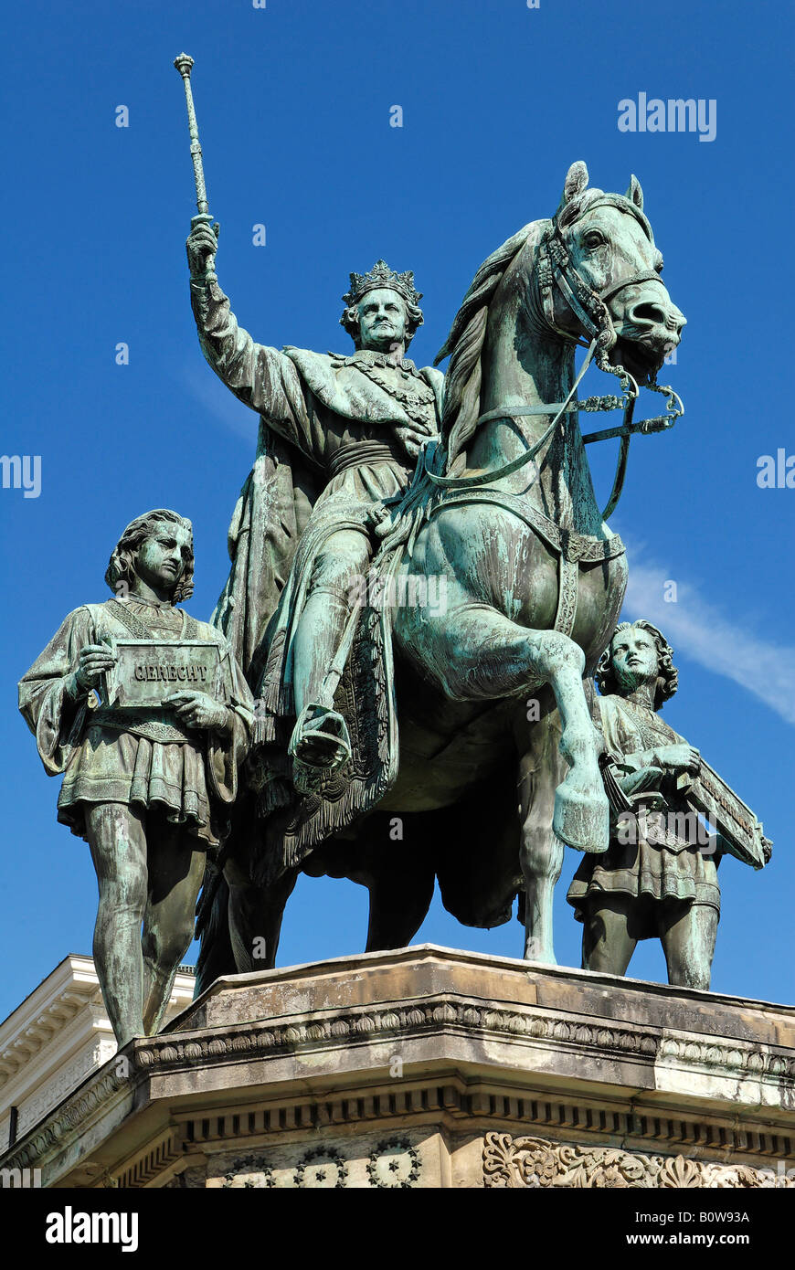 Equestrian monument of king ludwig i hi-res stock photography and ...